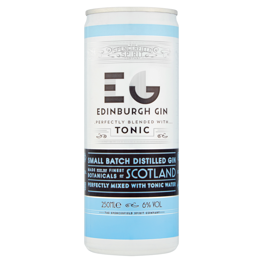 Edinburgh Gin & Tonic 250ml - Cannich Stores