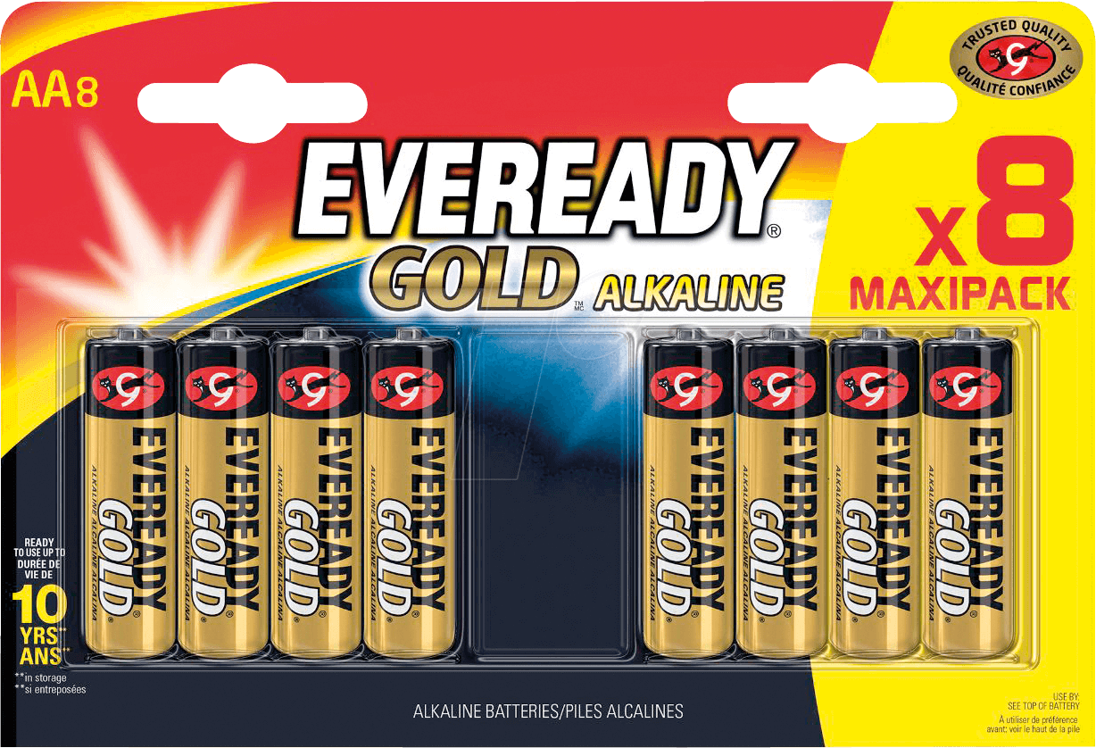 Eveready Gold AA 8 Pack - Cannich Stores