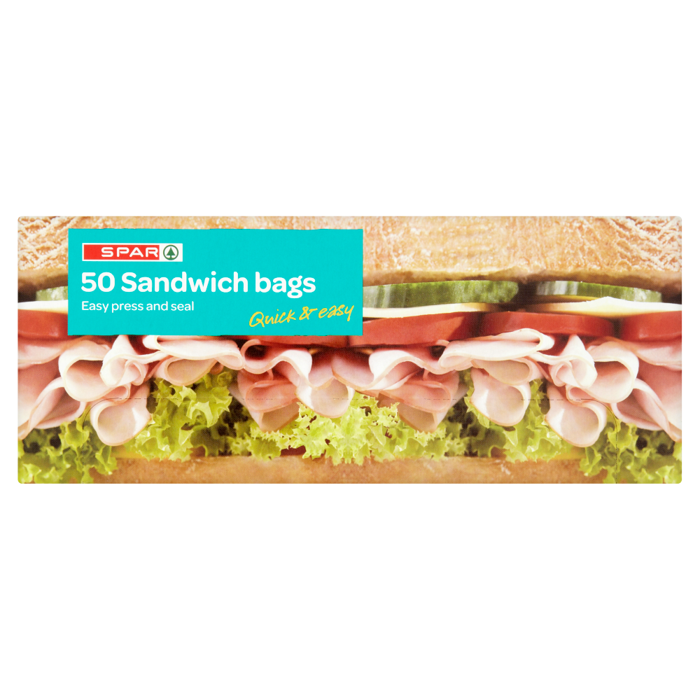 Spar 50 Sandwich Bags - Cannich Stores