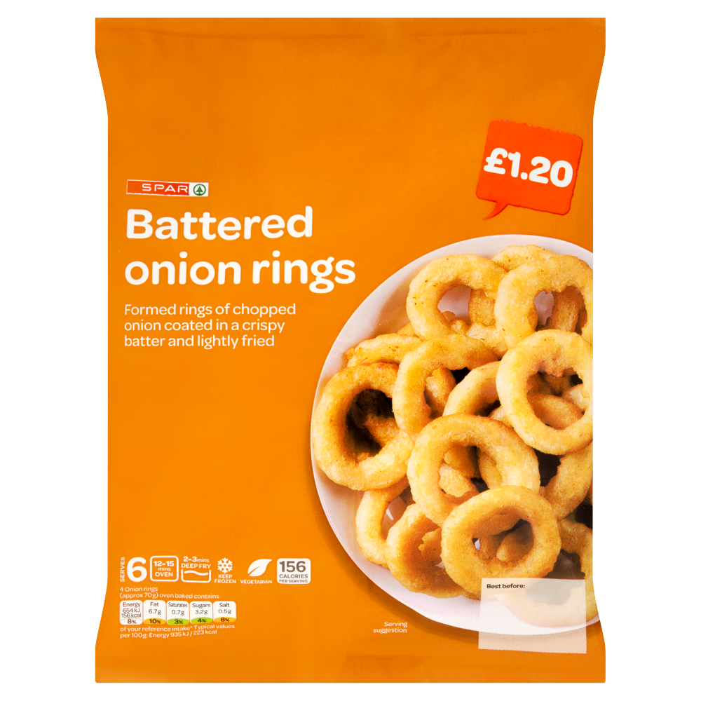 Spar Battered Onion Rings 450g - Cannich Stores