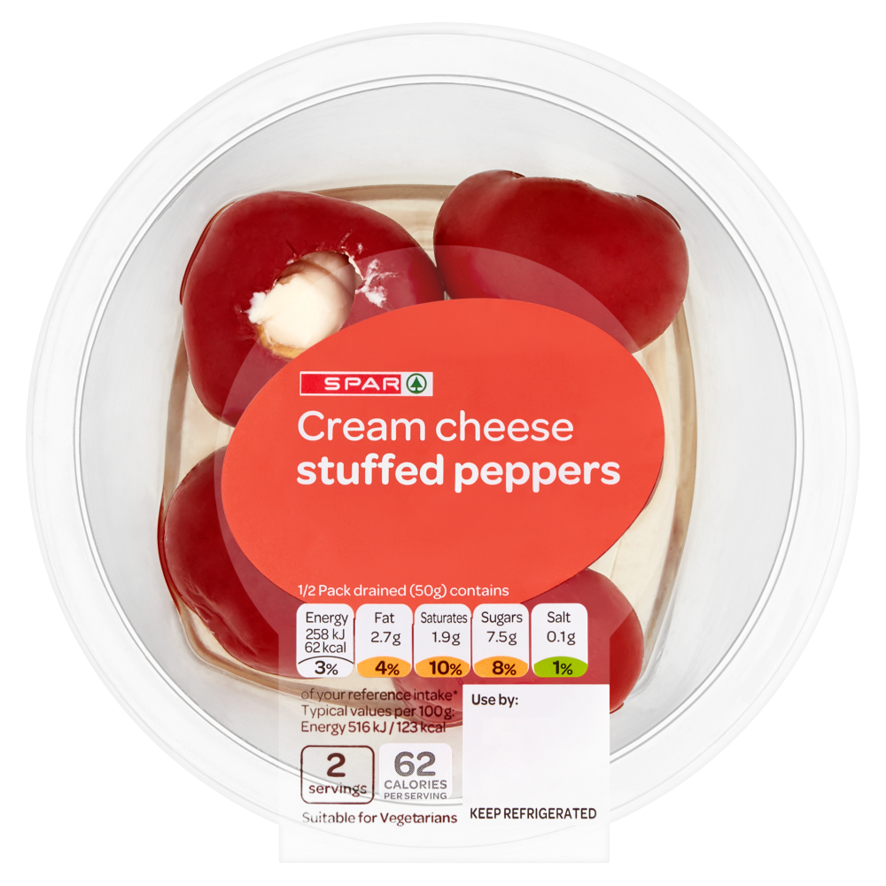 Spar Cream Cheese Stuffed Peppers 120g - Cannich Stores