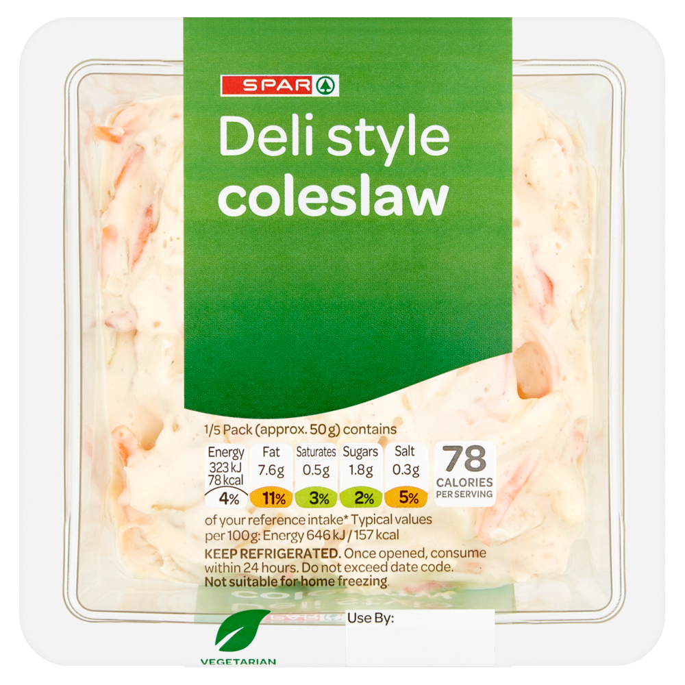 Spar Deli Style Coleslaw 250g - Cannich Stores