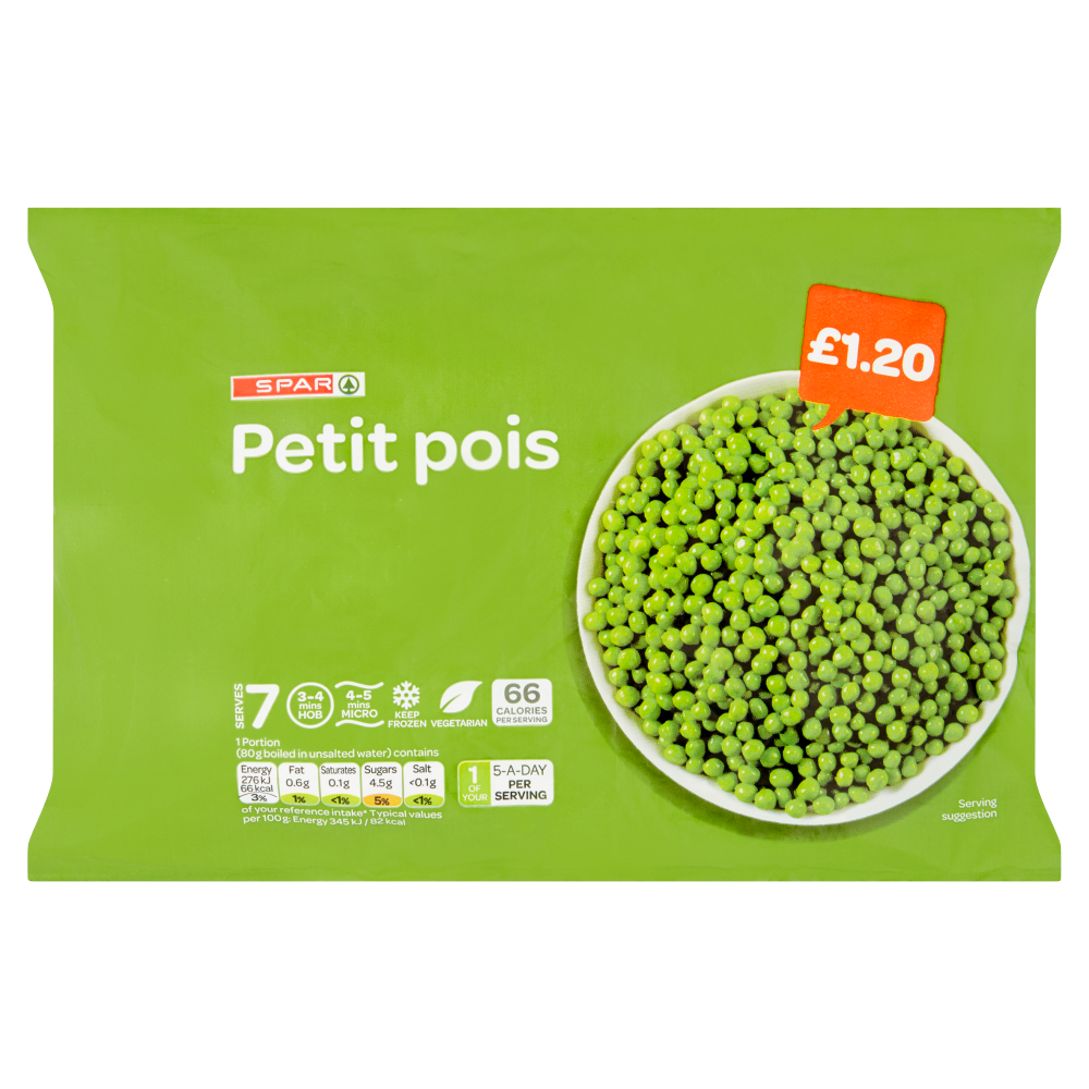 Spar Petit Pois 600g - Cannich Stores