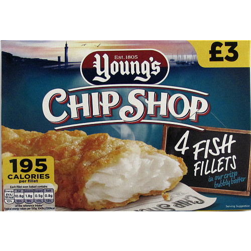 Youngs Chip Shop Fish Fillets - Cannich Stores